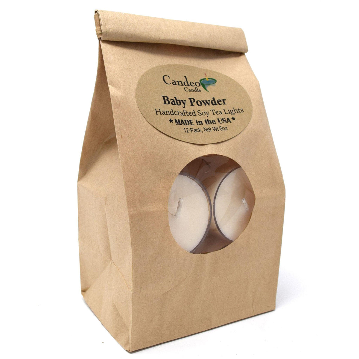 Baby Powder, Soy Tea Light 12-Pack